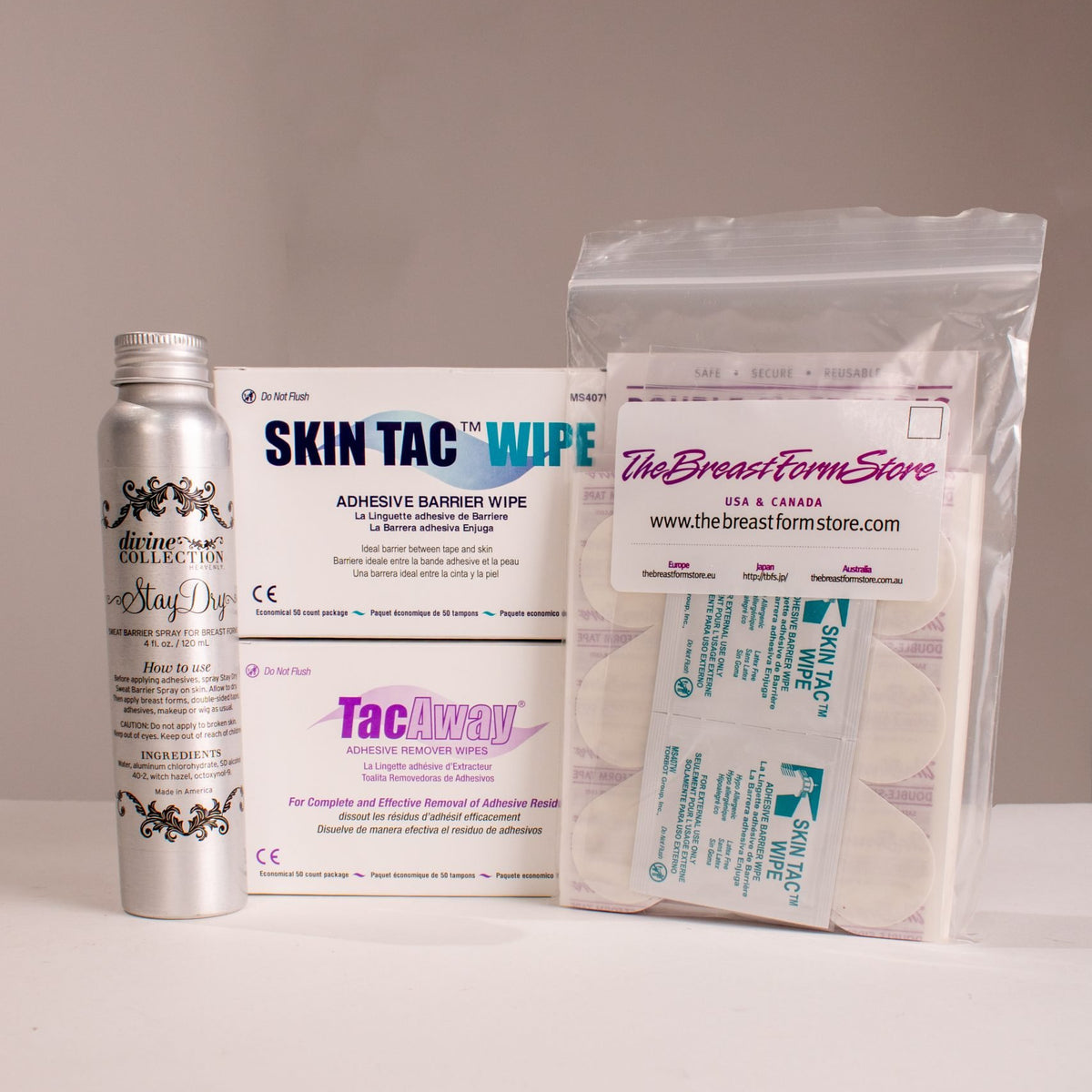 Adhesive Kit for Real-Feel Breast Forms – The Breast Form Store