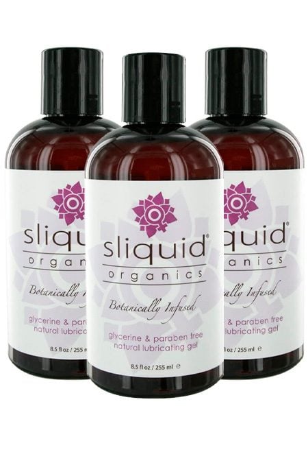 Sliquid Organics Natural Gel Lubricant (3 pack) – The Breast Form Store